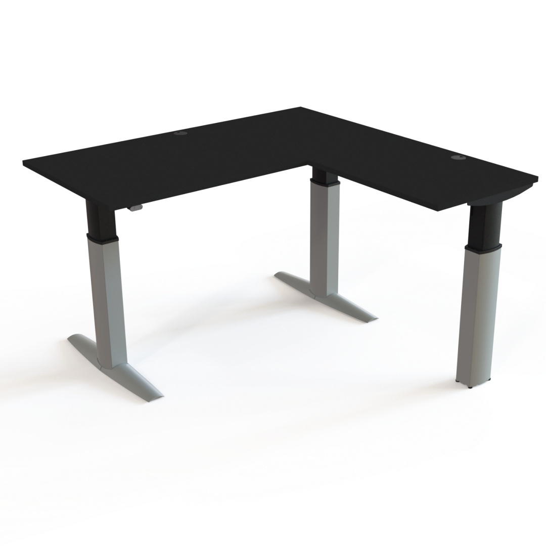 Narożne biurko regulowane elektrycznie 160x160 cm | Meble-Ruchome